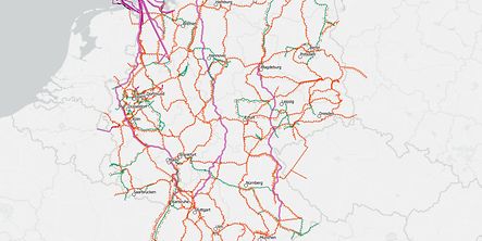 Now online: map of Germany’s extra-high-voltage grid