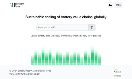 Battery Pass Technical Guidance and Demonstrator Release