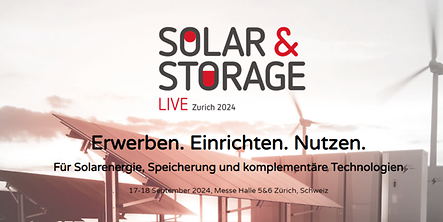 Solar & Storage Live - Zürich 2024