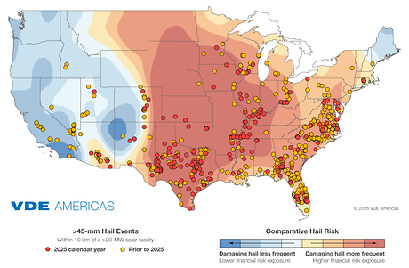 VDE Americas improves accuracy of hail risk model to enhance solar farm ...